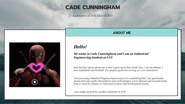 Cade Cunningham Intro