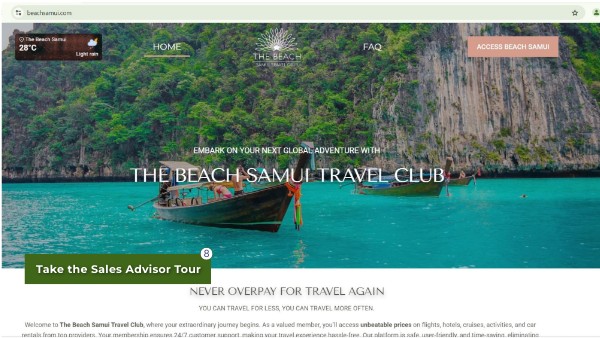 Beach Samui Sales Advisor Tour Guide