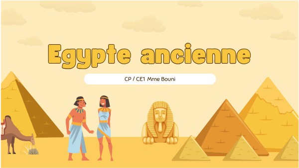 Egypte antique CP/CE1 | Genially