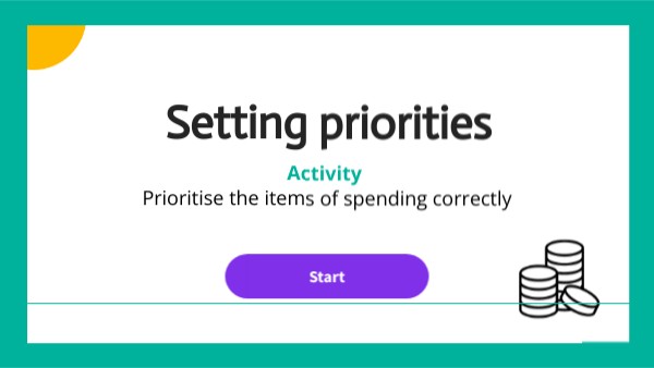 Activity: Setting priorities | Genially