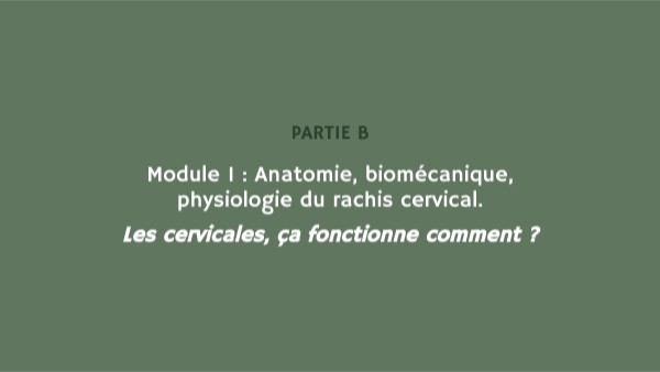 Partie B - Module 1