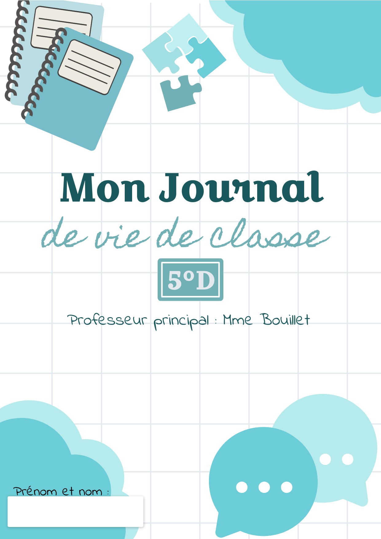 Journal vie de classe 5eD Journal vie de classe 5eD