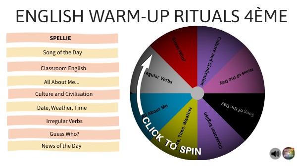 4ème Warm-Up | Genially