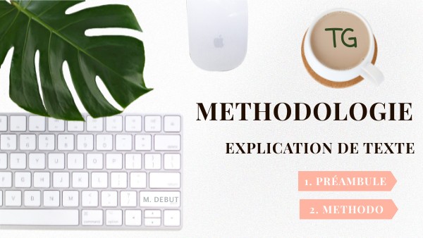 Methodo Texte - TG | Genially