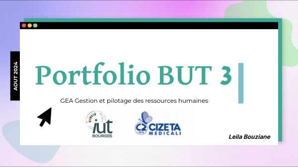 Portfolio design numérique | Genially