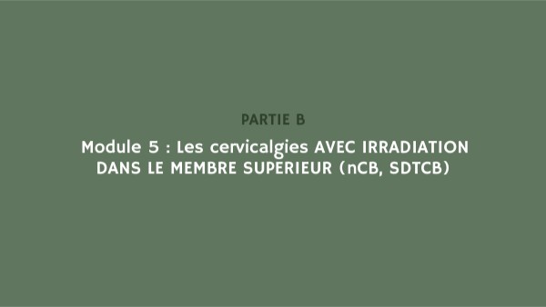 Partie B - Module 5