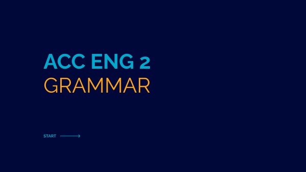 Grammar Lessons | Genially