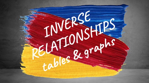 Inverse Relationships - Tables and Graphs