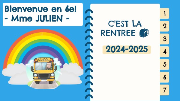 Journée rentrée PP 6e | Genially