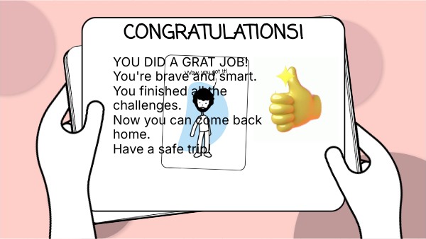 Copia - The lost treasure legend - CONGRATULATIONS