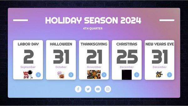 2024 holidays