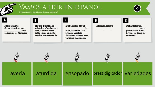 Vamos a leer en español