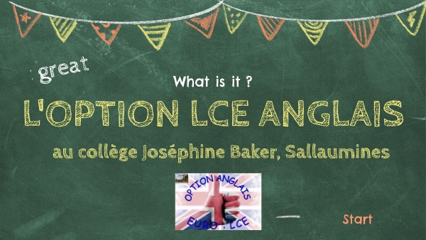 Présentation option LCE Anglais