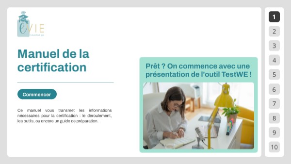 Manuel de certification | Genially