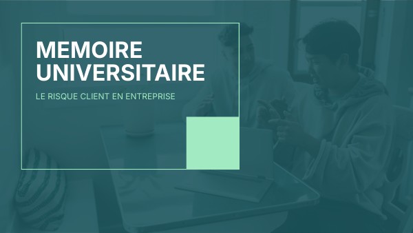 PRESENTATION MEMOIRE UNIVERSITAIRE | Genially