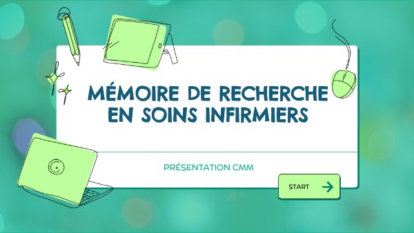 Mémoire en soins infirmiers : guidance collective 1 | Genially