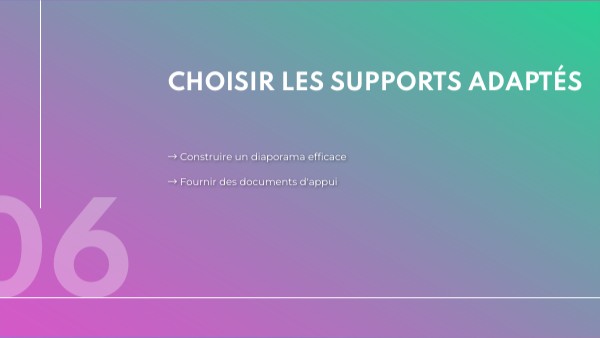 Parler en public -06 | Genially