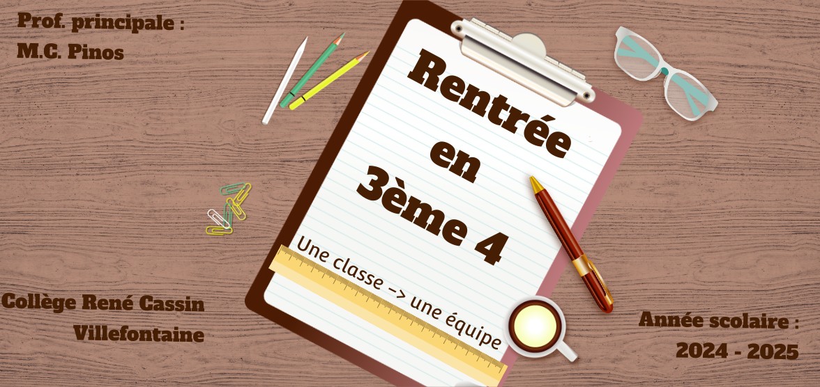 3°4 - Rentrée 2024-2025 | Genially