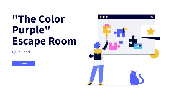 "The Color Purple" Escape Room | Genially