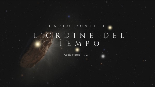 l'ordine del tempo