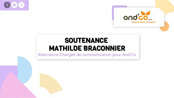 Soutenance Alternance | Genially