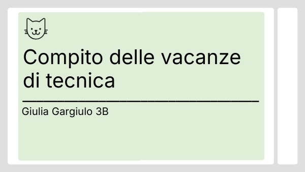 Compito Tecnica Giulia Gargiulo 3B