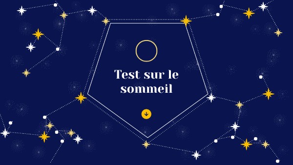 questionnaire sur le sommeil | Genially