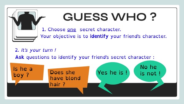 5è U1 Guess Who Game