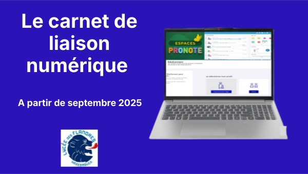 Carnet de liaison numérique | Genially