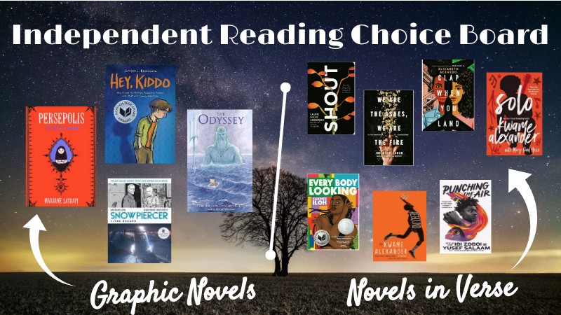 Independent Reading Genre Choice Boards