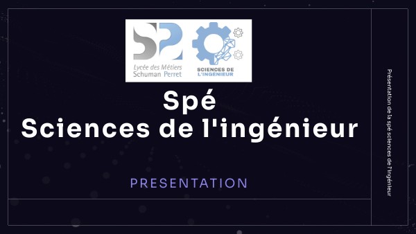 présentation SI | Genially