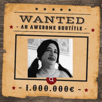 Wanted interactive card | Genially