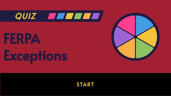 FERPA exceptions