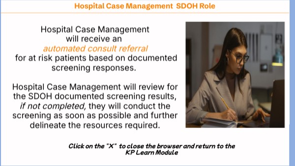 SDOH: Hospital Case Management | Genially