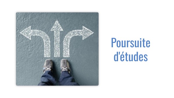 Poursuite d'études