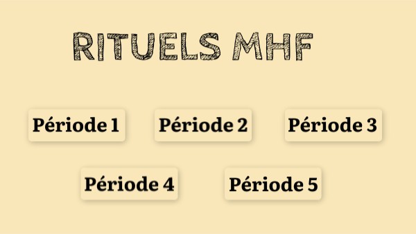 Rituels MHF CM2 | Genially