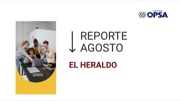 Reporte Agosto - Grupo OPSA