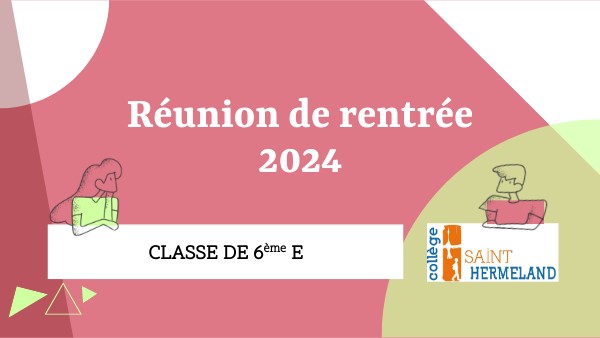 RENTREE 6E | Genially