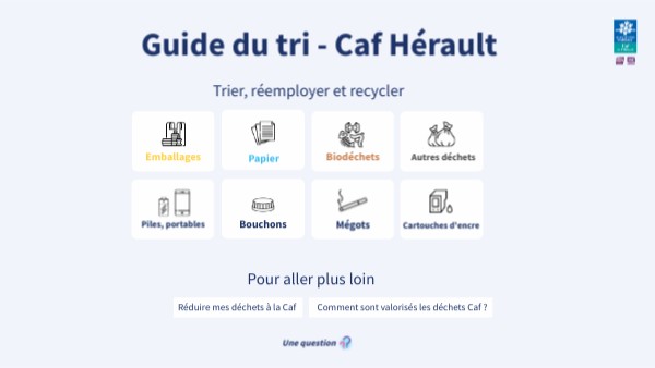 Guide du tri Caf Hérault