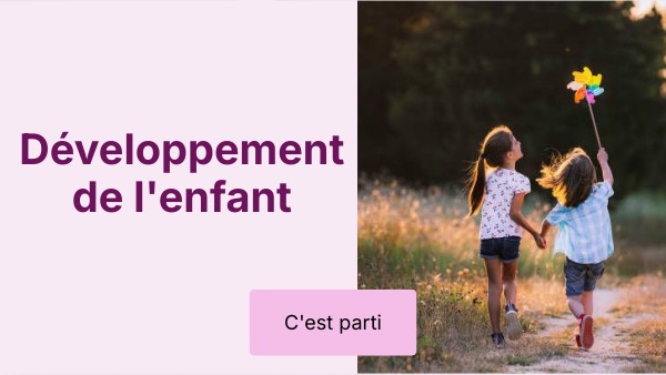 Module développement de l'enfant