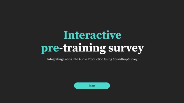 Basic Interactive Pre-Training (Survey Integrating Loops)