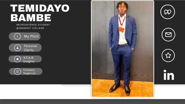 Personal Portfolio Card_ Bambe | Genially