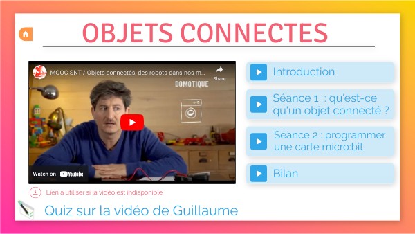 Objets connectés 2024-2025 Chloé | Genially