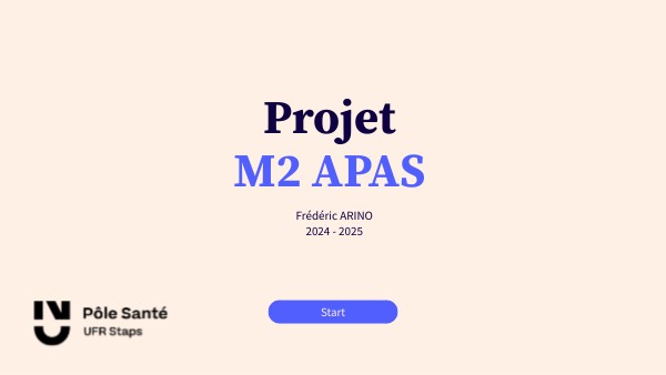 2024- Projet M2 APAS | Genially