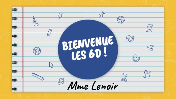 Rentrée 6D | Genially