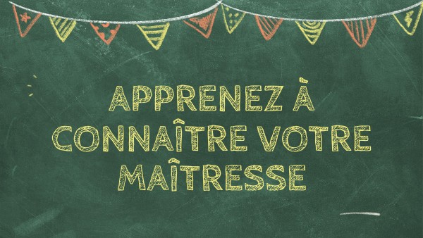Présentation maîtresse | Genially
