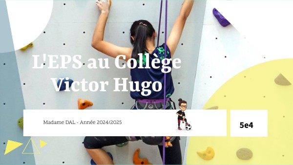 5e4 2024 - Mon année d'EPS - Collège Victor Hugo Somain | Genially