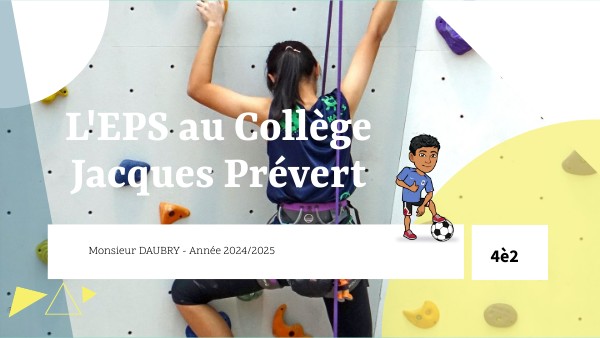 4e2 - Mon année d'EPS - Collège Jacques Prévert | Genially