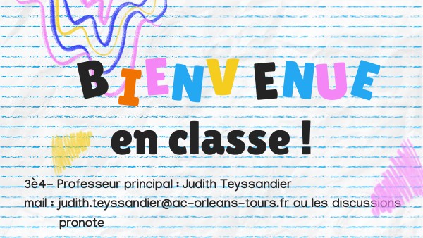 Accueil 3è2 - 2024/2025