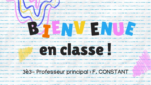 Accueil 3è3 - 2024/2025 | Genially